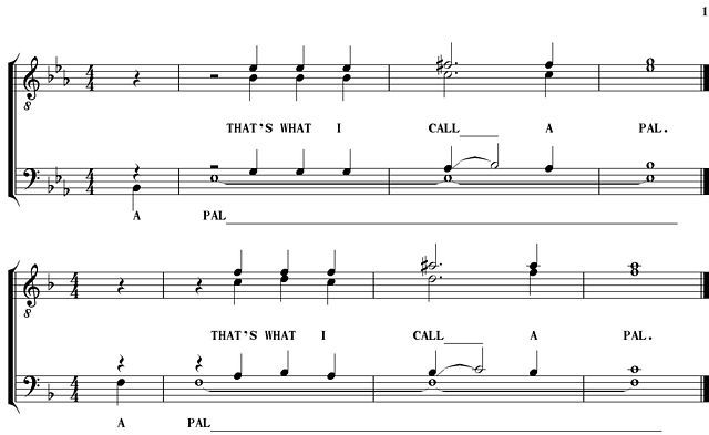 Barbershop Tags - That's What I Call a Pal